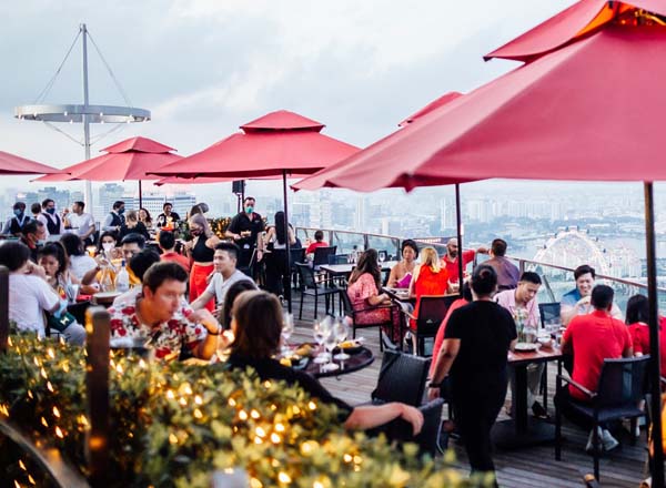 CE LA VI Singapore Rooftop bar in Singapore The Rooftop Guide